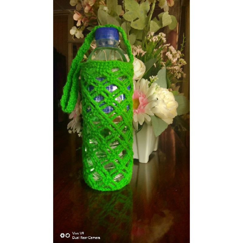 SARUNG BOTOL AIR KAIT 🔥 SIMPLE PATTERN BOTOL MINERAL SIZE 🔥 | Shopee ...