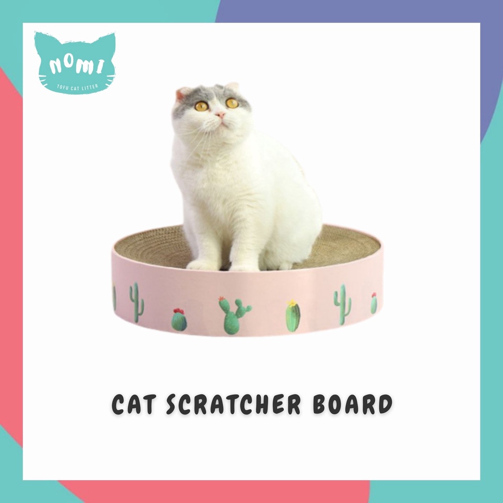 NOMI Cat Scratcher Board Cat Toy Catnip Cat Tree Cat Scratches Papan ...