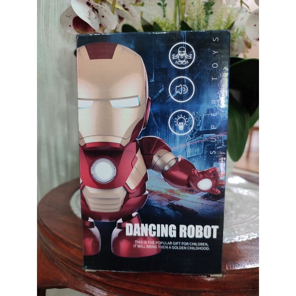 dancing robot( Iron man) | Shopee Malaysia