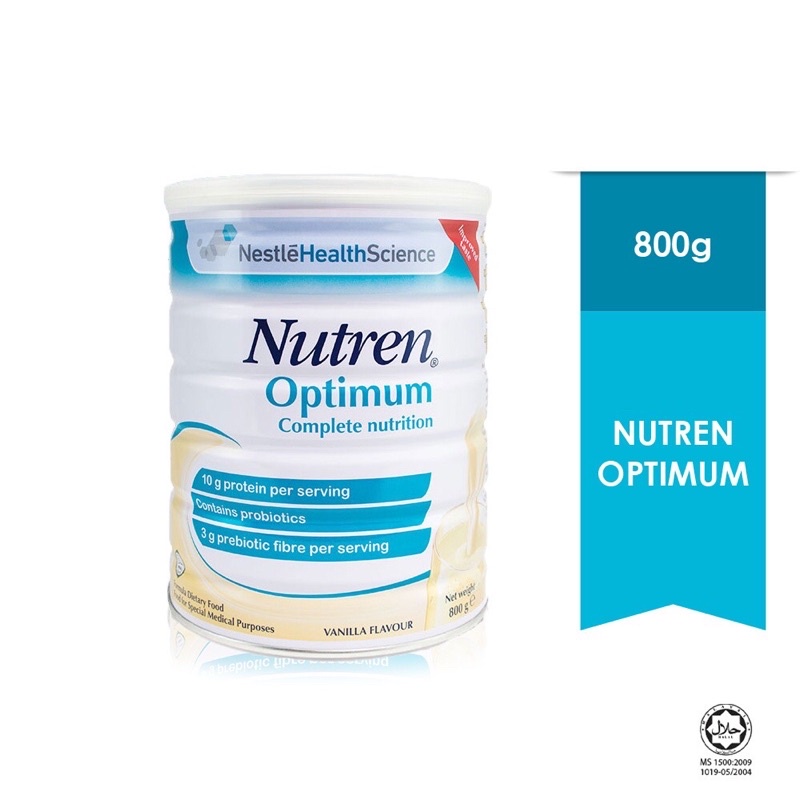 Nestle Nutren Optimum Complete Nutrition 2x800g/ 800g / 2 x 800g FREE 400g for Muscle ...