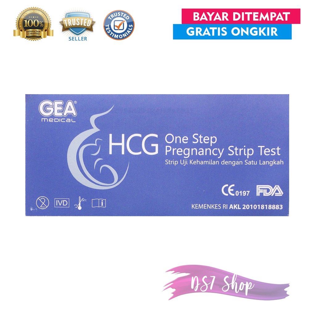 Gea Medical Strip Pregnancy Test HCG One Step Pregnancy Test | Shopee ...