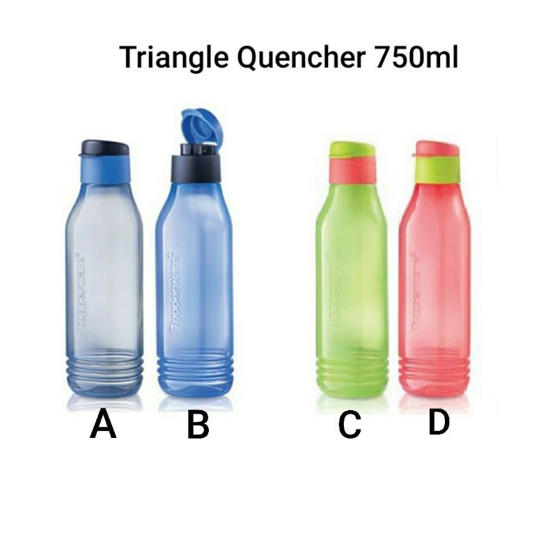 Tupperware Triangle Quencher (1) 750ml | Shopee Malaysia