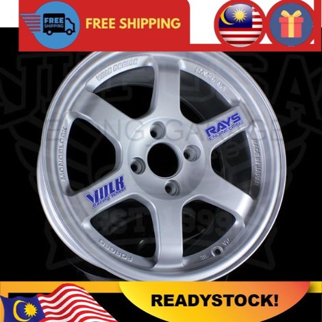 STIKER RIM TE37/RIM STICKER RAYS VOLK RACING TE37 "READY STOCK ...