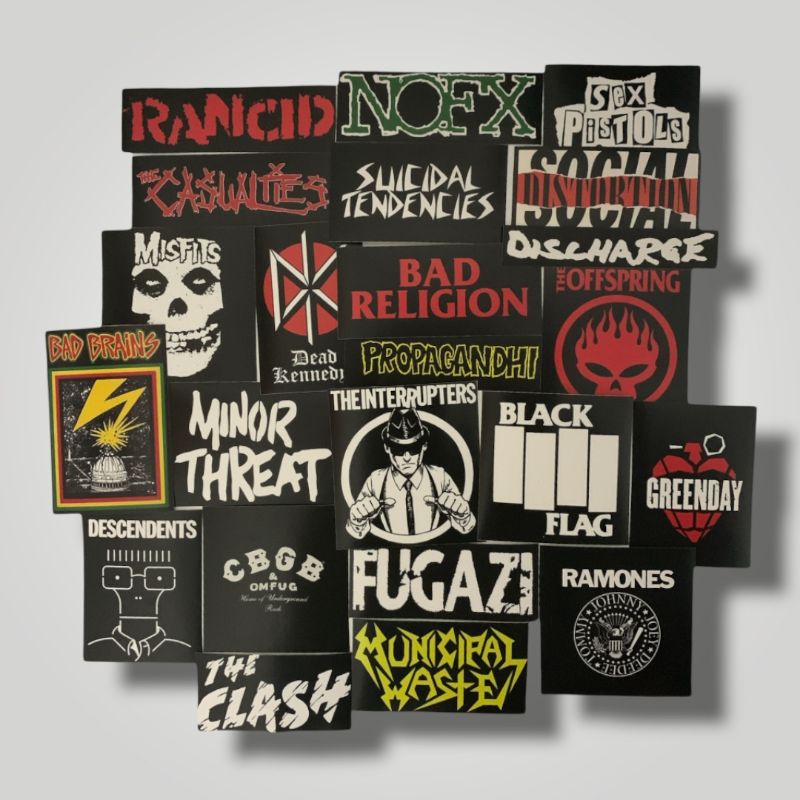 Punk Band sticker (23 sticker Contents) | Shopee Malaysia