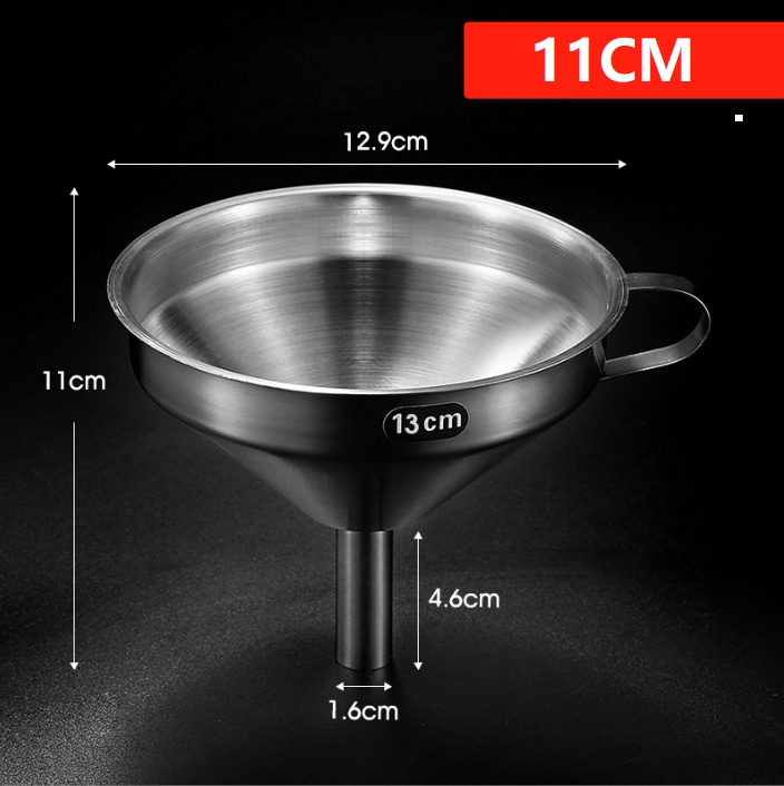 1pc 304 Stainless Steel Funnel Food Grade Rustproof Kitchen ...