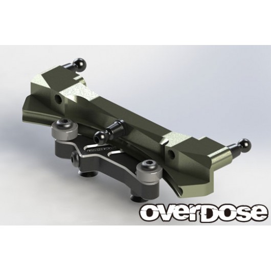 OVERDOSE OD2553 Curved Alum. Slide Rack Steering Set (For VaculaⅡ,GALM ...