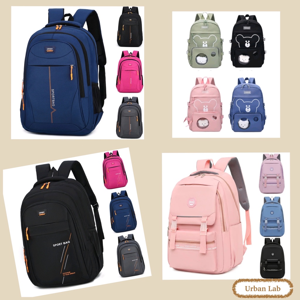 [URBANLAB] SCHOOL BAG BEG SEKOLAH BACKPACK KIDS PRIMARY SECONDARY ...