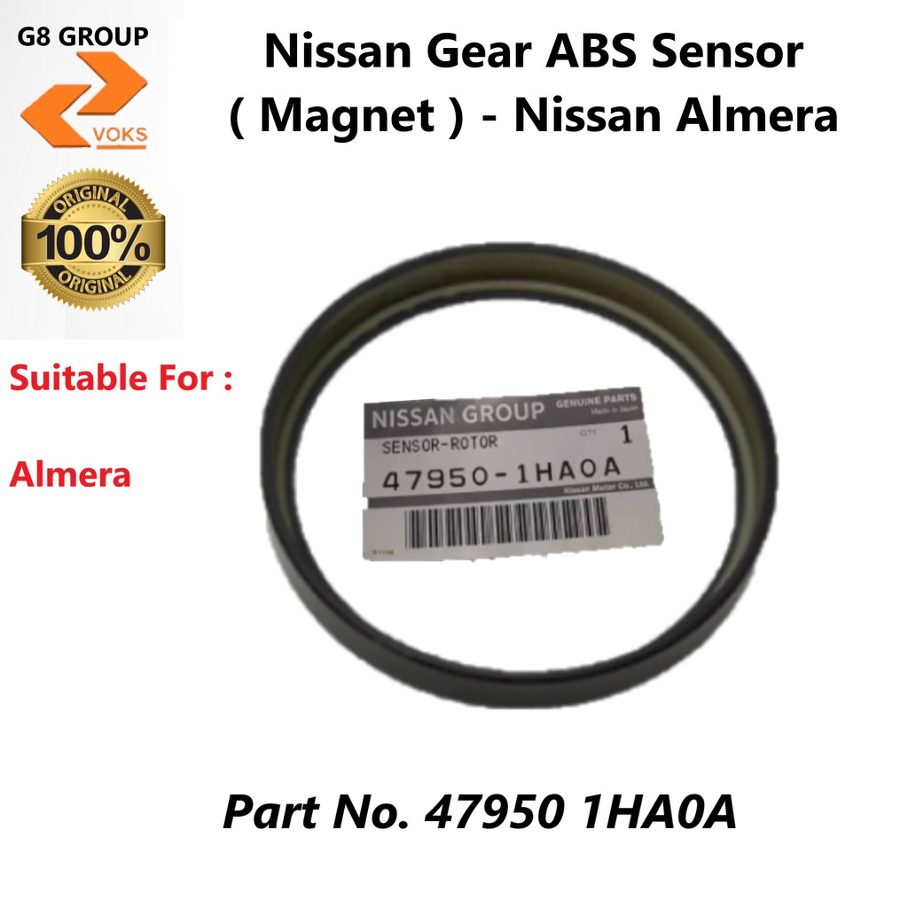 Nissan Gear ABS Sensor ( Magnet ) - NIssan Almera ( 47950 1HA0A ...