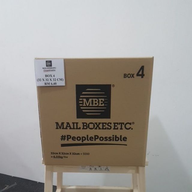 MBE Box 4 Packaging Box Corrugated Carton Box Kotak Packing | Shopee ...