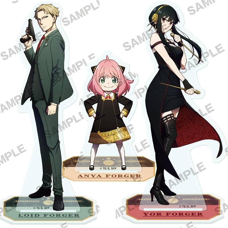 Japan Anime SPY X Family Loid Forger Anya Forger Yor Forger Acrylic ...