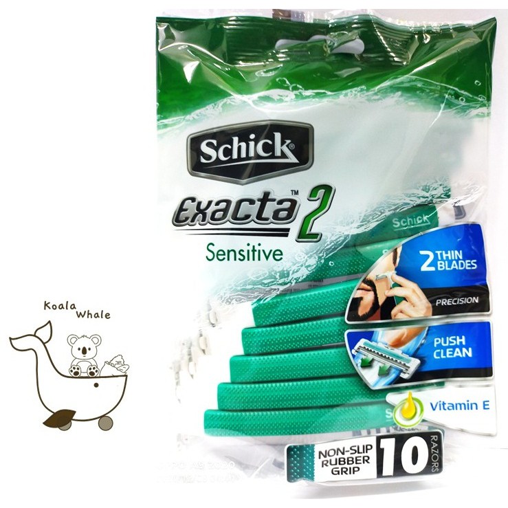 Schick Exacta 2 Sensitive 10 pcs/pack (Original) | Shopee Malaysia