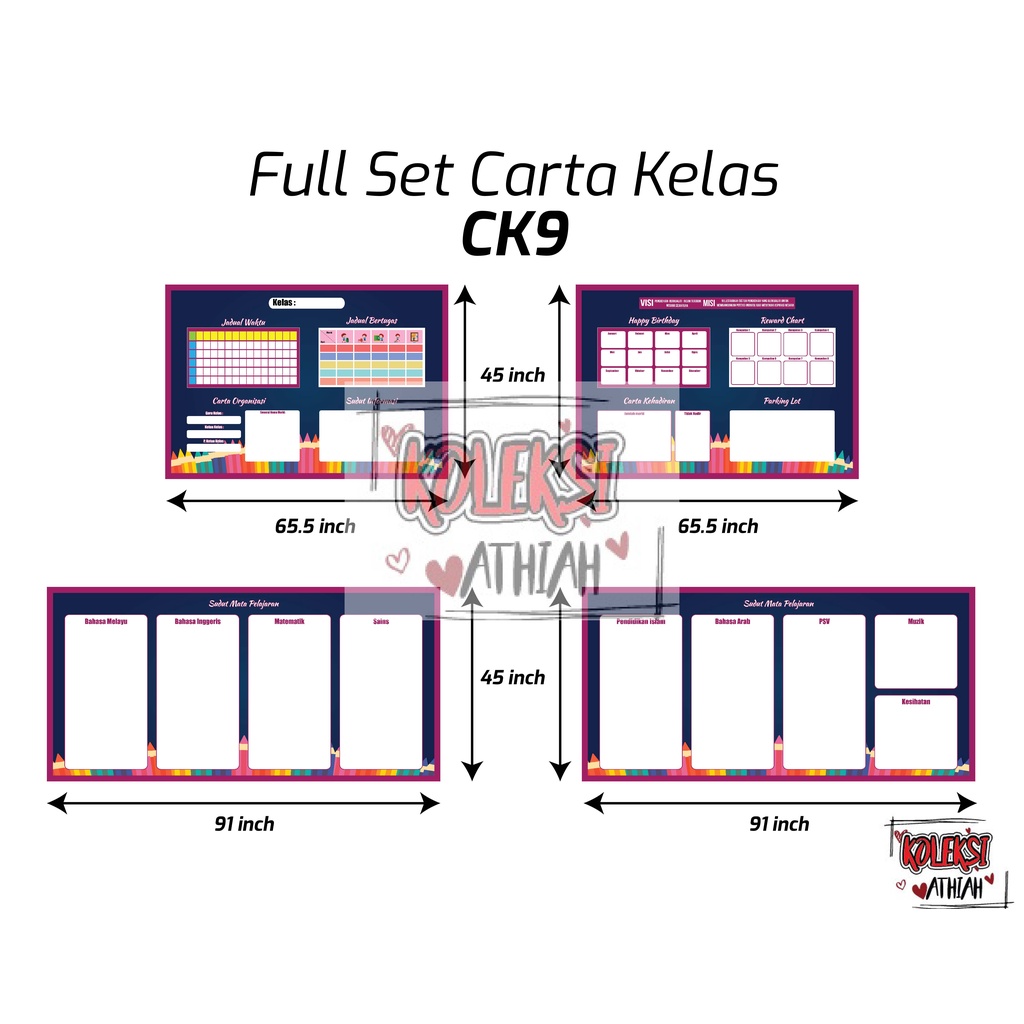 🔥Hot Item🔥 Full Set Carta Kelas CK9 | Shopee Malaysia