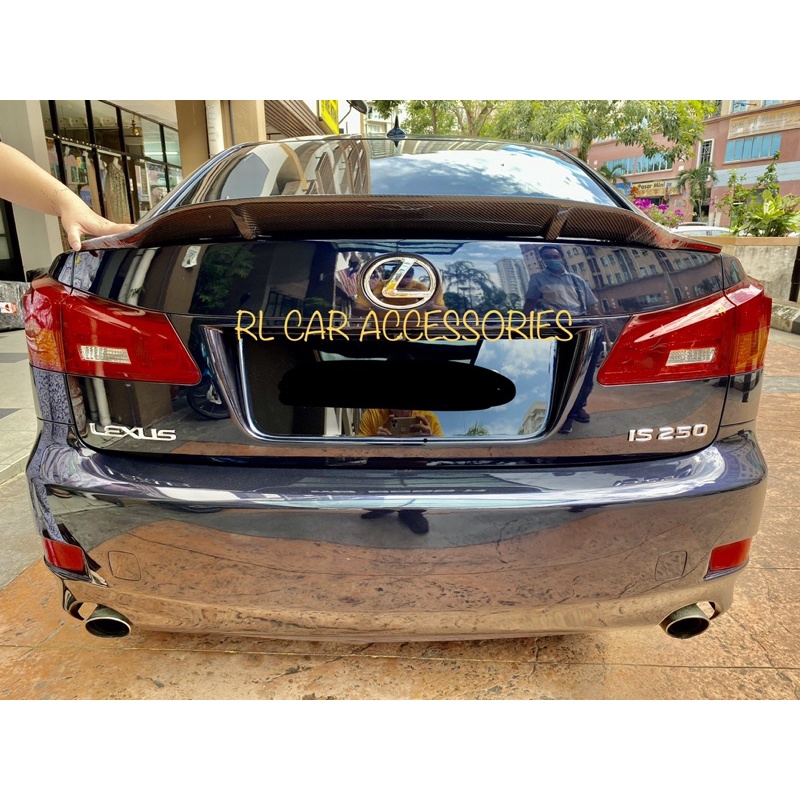 Lexus is250 is 250 RT Renntech carbon fiber fibre Ducktail spoiler lip ...