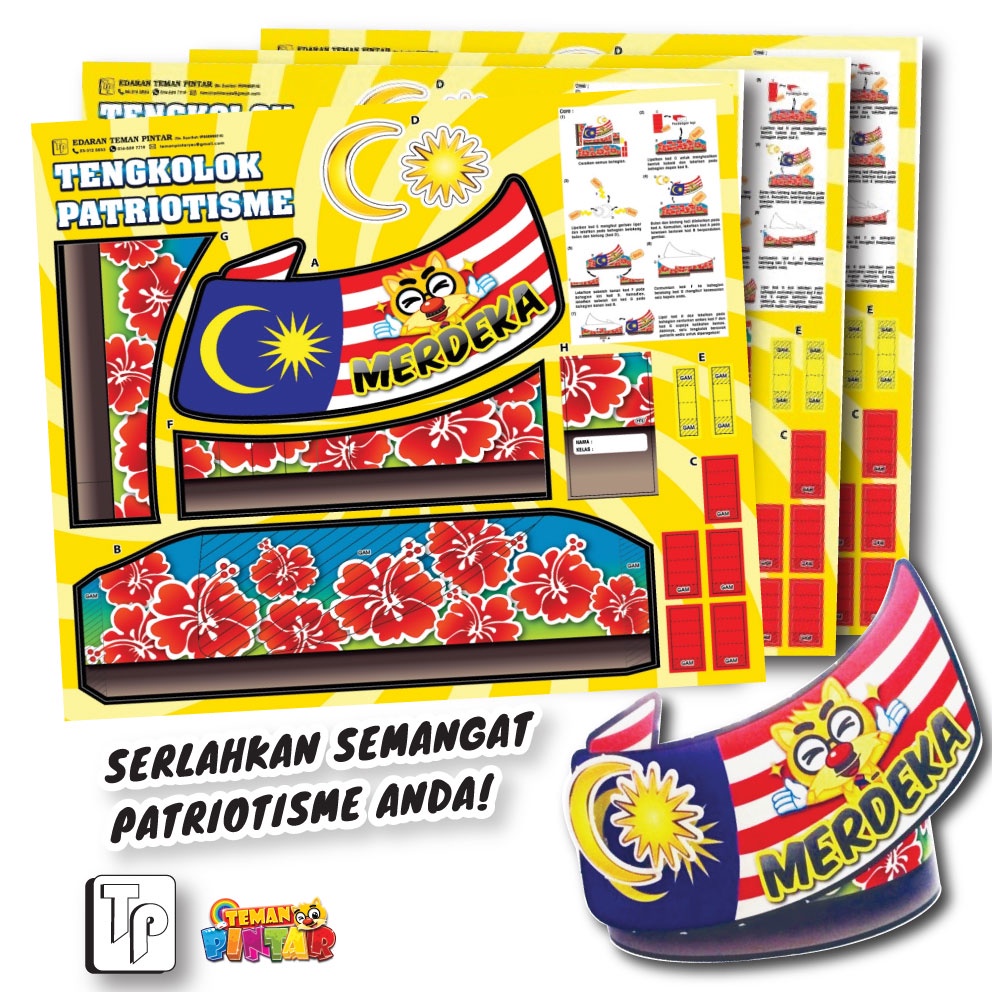 🔥🔥Cikgu Pintar Tengkolok Patriotisme / Tanjak Merdeka / DIY Tengkolok ...