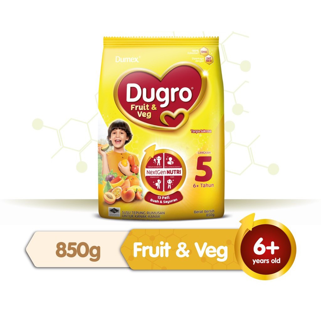 Dumex Dugro 5 Fruit & Vege 850g | Shopee Malaysia