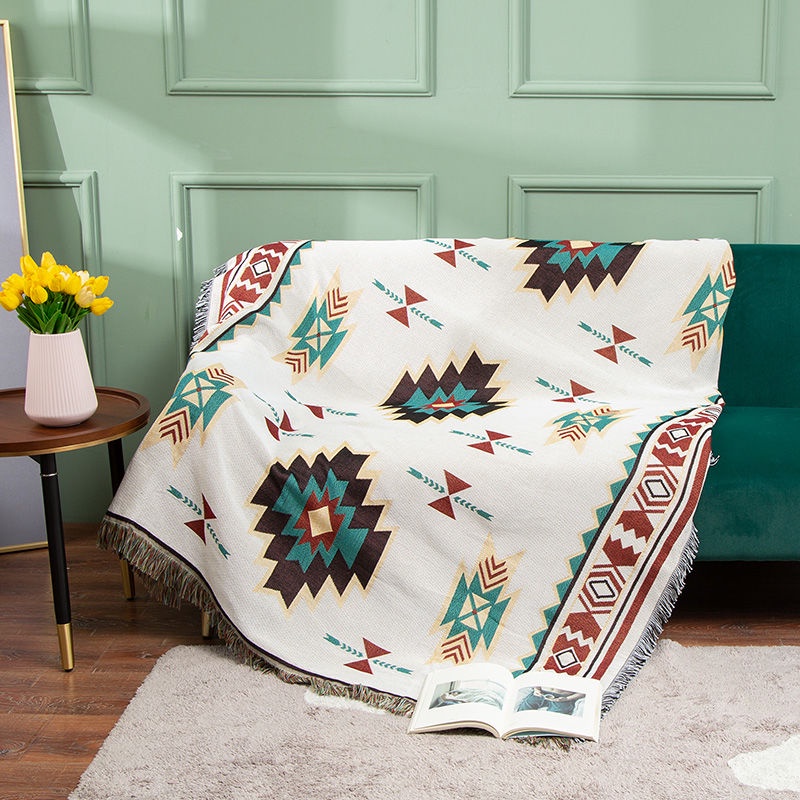 Northern Europe Bohemia Sofa Towel Thickening DoubleSided Blanket Dust ...