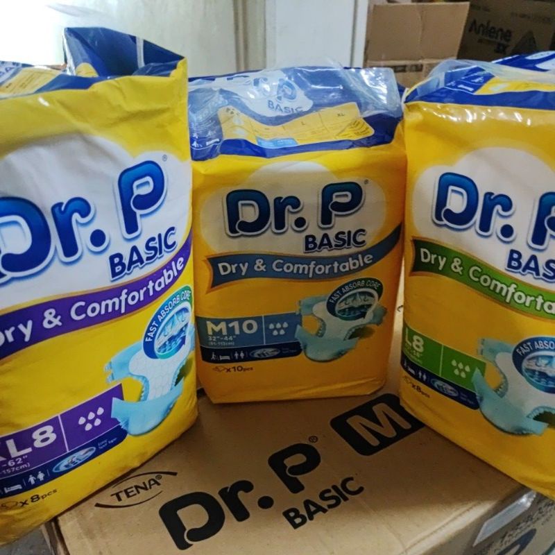 Tena Dr. P adult diapers M10/ L8/XL8pcs | Shopee Malaysia