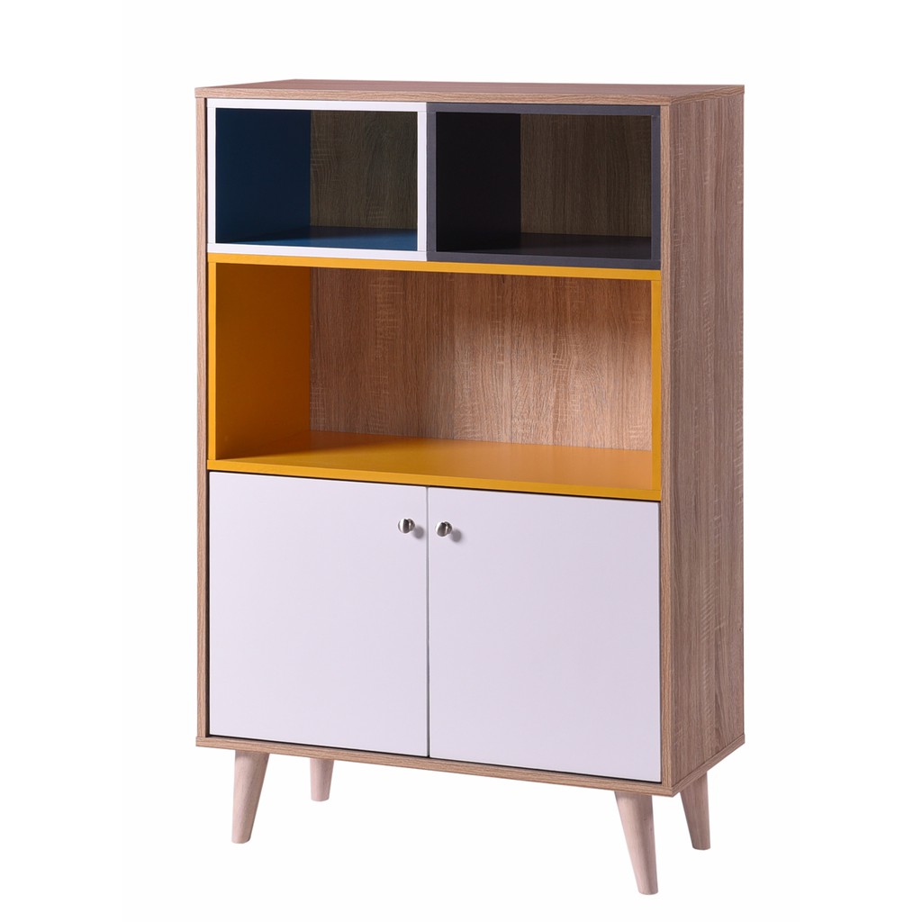 Storage Cabinet / Bookshelf / Display Cabinet/ Cabinet/Henna | Shopee ...