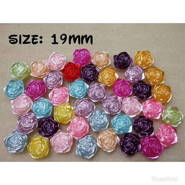 Resin Bunga Rose 19mm | Shopee Malaysia