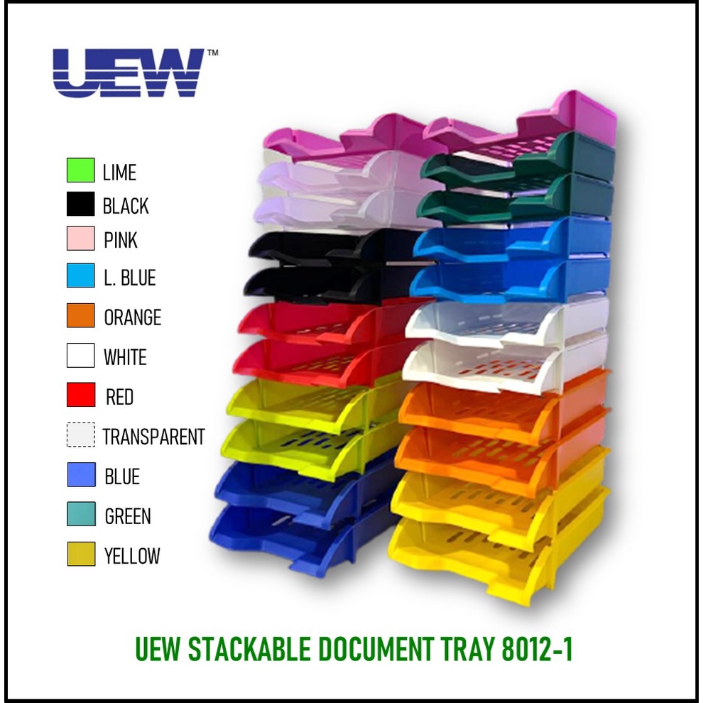 Stackable Document Tray UEW 8012 | Shopee Malaysia