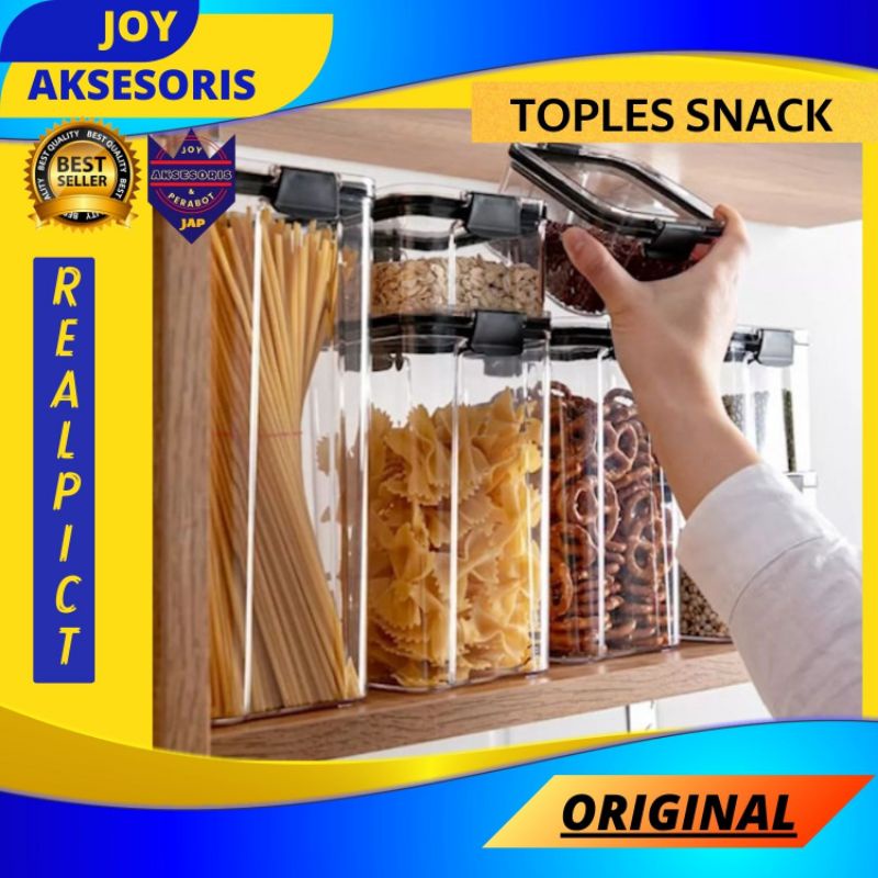 Container jars for furniture, mica, plastic food, square boxes, set ...