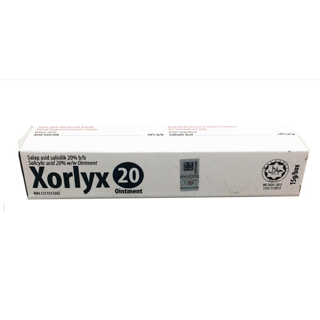 Xorlyx 20 Ointment (Salicylic Acid 20% w/w) 15g | Shopee Malaysia