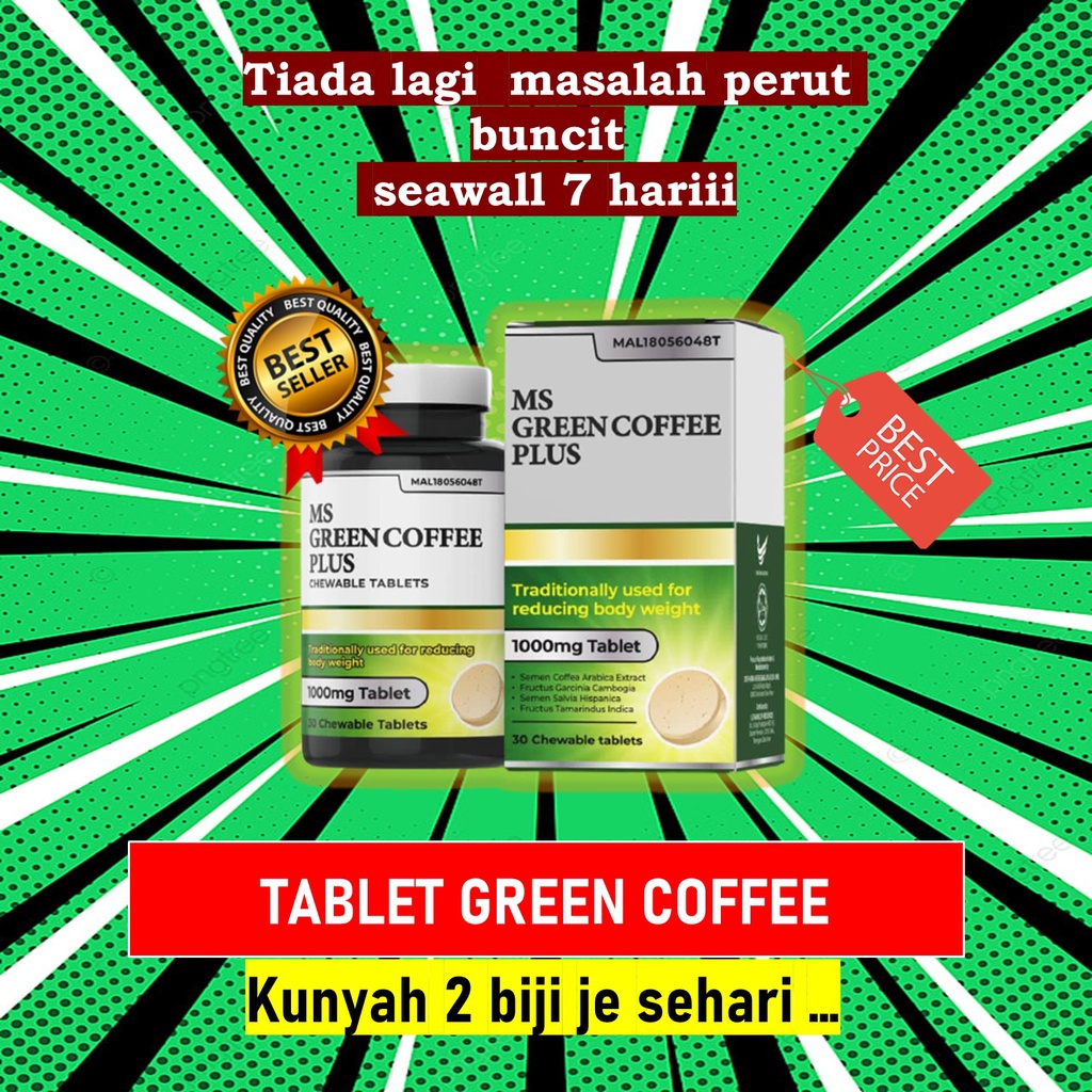 GREEN COFFEE Ubat kurus 100% ORIGINAL - Membakar lemak / Mencair lemak ...