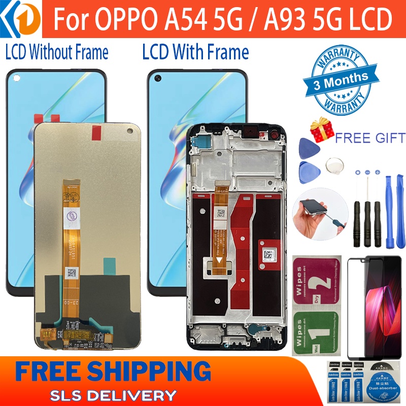 For OPPO A55 4G / A54 4G CPH2239 LCD Display Screen With Frame Display Touch Screen Parts ...