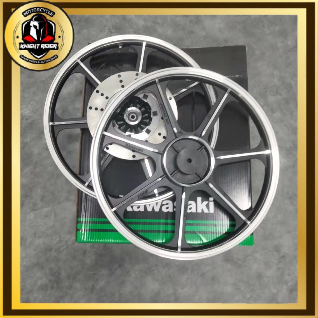 SPORT RIM KAWASAKI GTO 7L K7 WITH FRONT DISC PLATE AND BEARING BUSH 7 ...