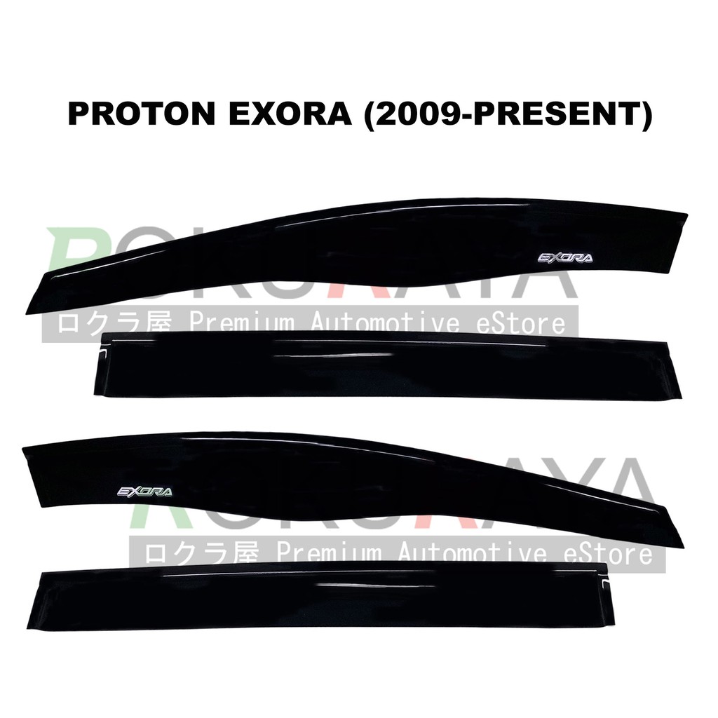 Proton Exora (2009) Big (10cm Width) Window Door Visor Air Press Wind ...