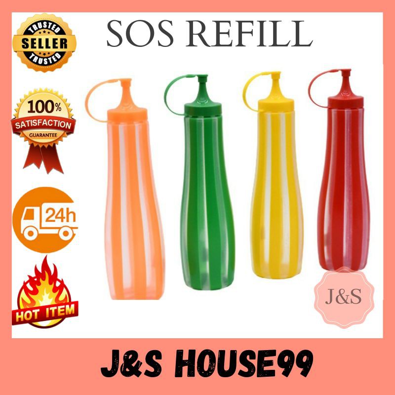 Botol untuk isi sos atau pelbagai cecair/sauces bottle dispenser Tomato ...