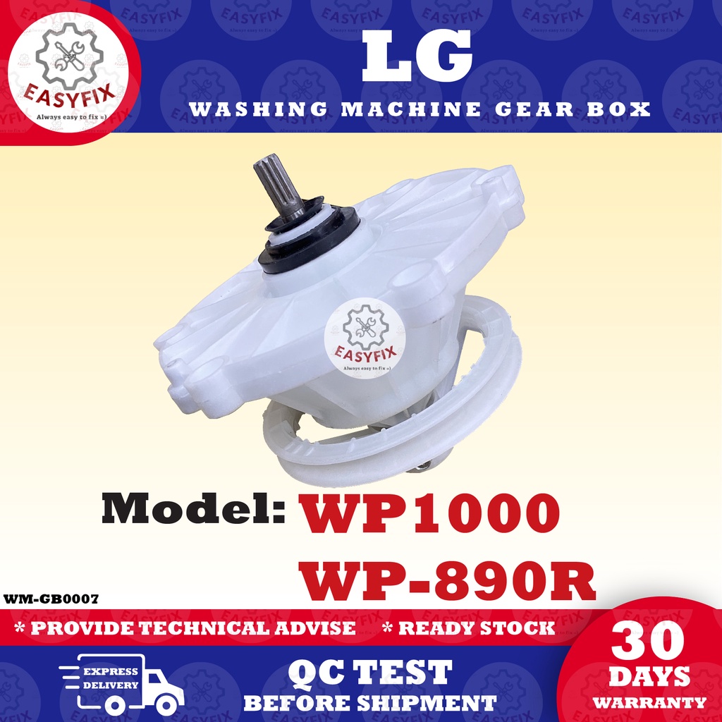WP1000 / WP-890R SEMI-AUTO LG WASHING MACHINE GEAR BOX GEARBOX WP 1000 ...