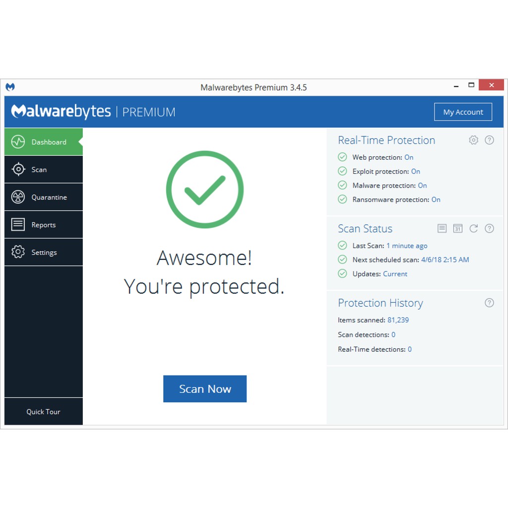 Malwarebytes Antivirus Premium 100% Lifetime | Shopee Malaysia