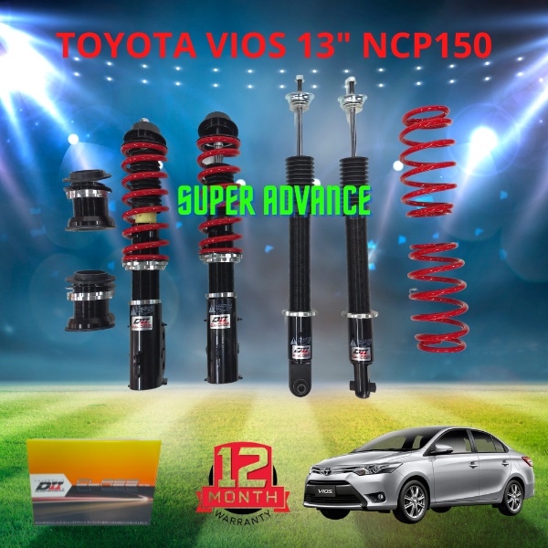 TOYOTA VIOS 13" NCP150 (100%SERVICEABLE) ADJUSTABLE HIGH LOW BODYSHIFT ...