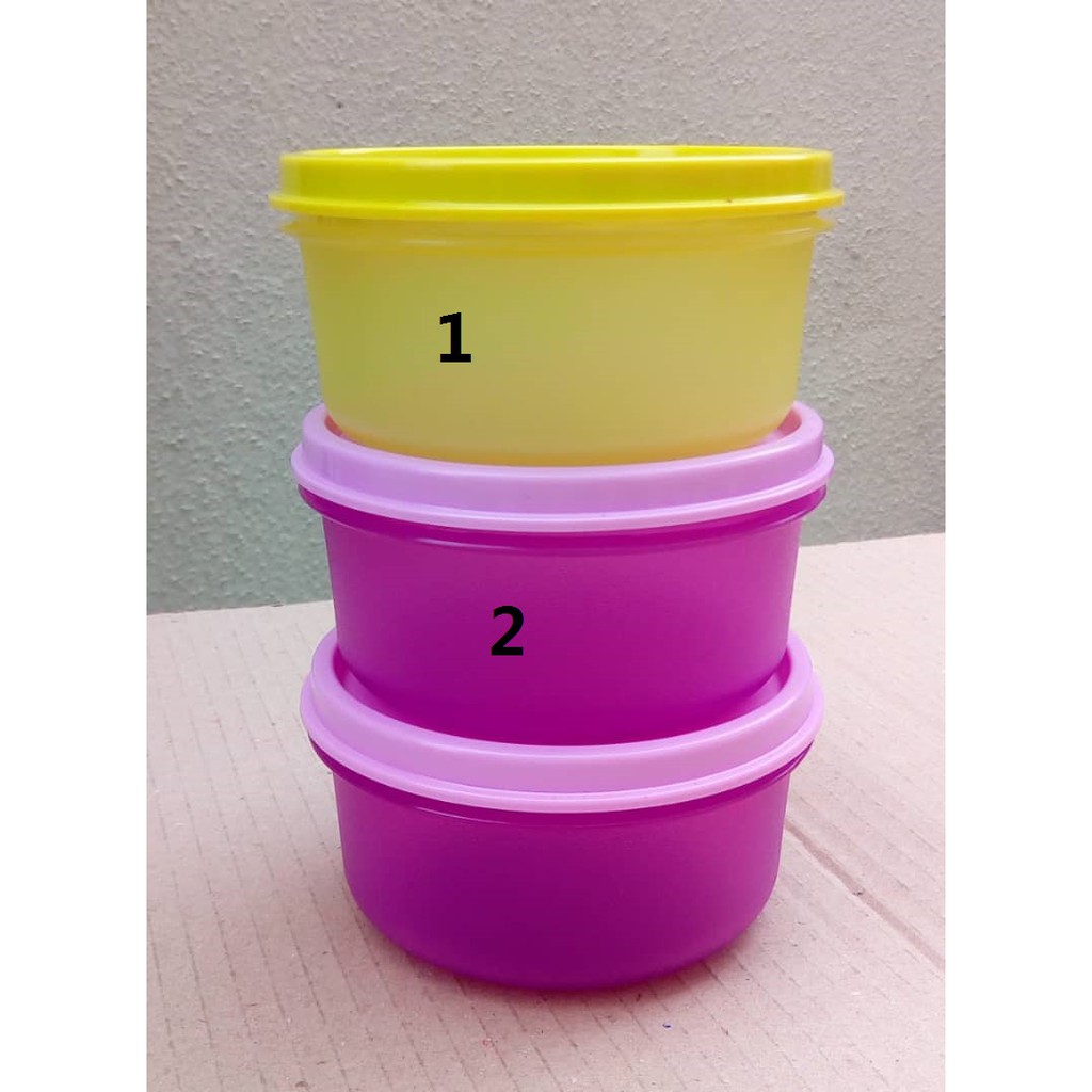 Tupperware Small Round Container 200ML (1pc) & Cover/lid/Seal | Shopee ...