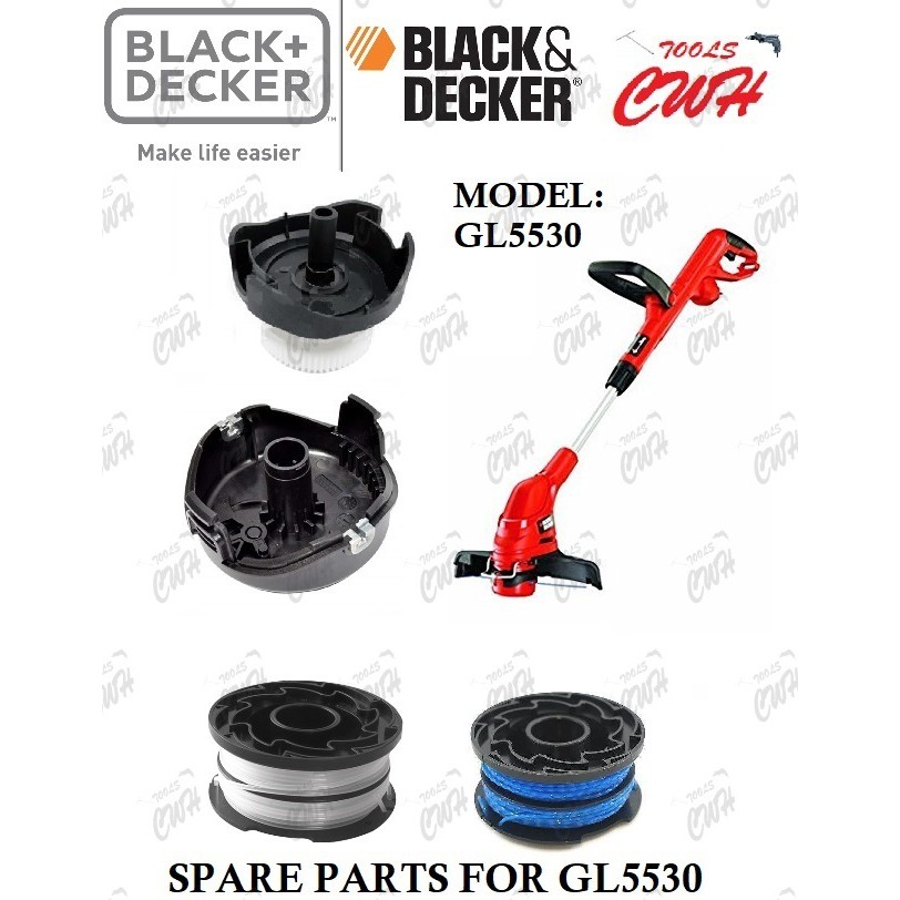 SPART PART GL5530 BLACK DECKER GL350 GL315 GRASS TRIMMER CUTTER COVER ...