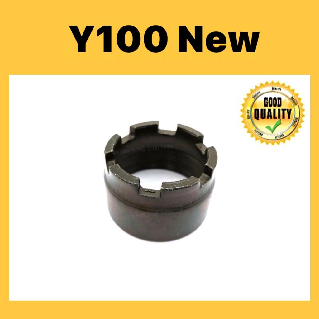 YAMAHA Y100 EXHAUST NUT SET - NEW (BIG) // Y 100 SPORT2 Y100 2 SPORT 2 ...