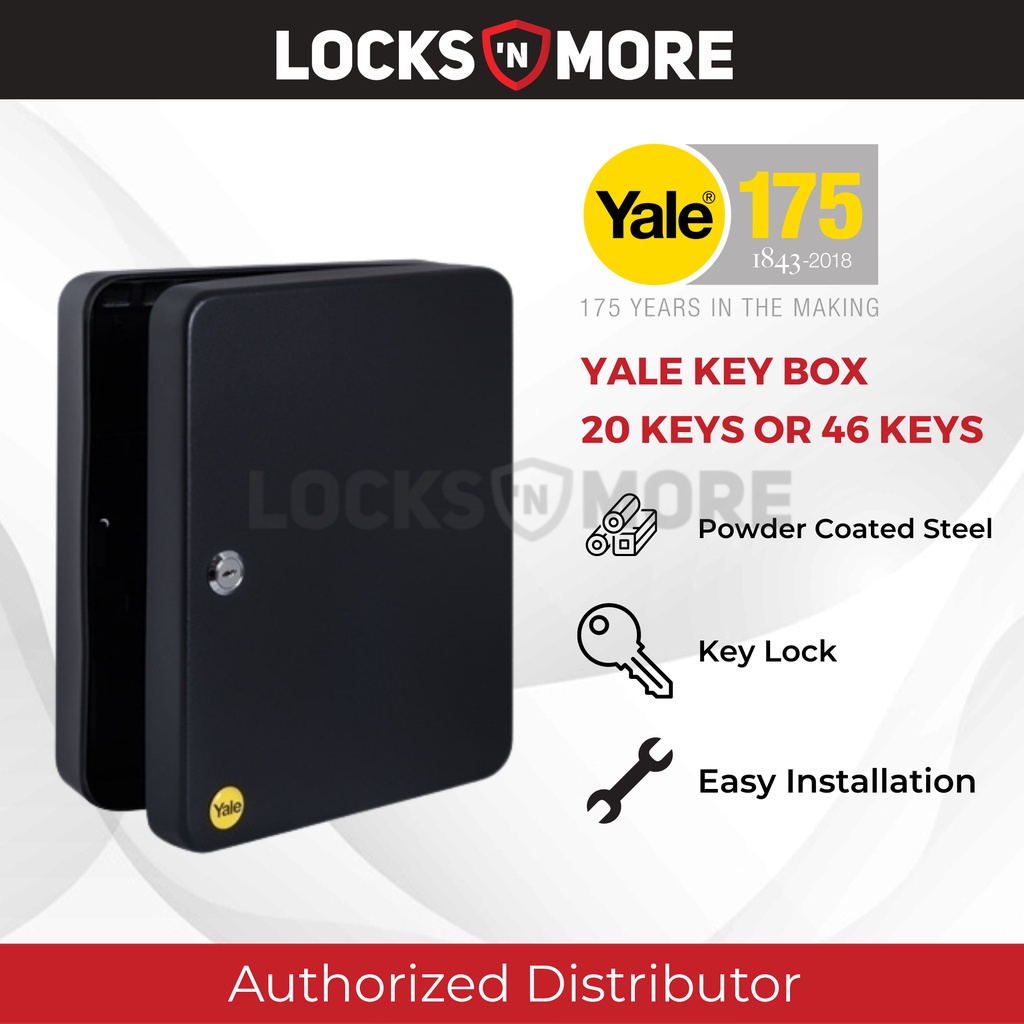 YALE KEY BOX 20 KEYS OR 46 KEYS (YKB/200/BB2 OR YKB/540/BB2) | Shopee ...