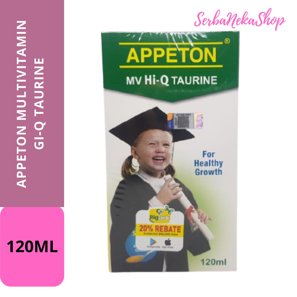 APPETON MULTIVITAMIN HI-Q TAURINE SYRUP 120ML | Shopee Malaysia