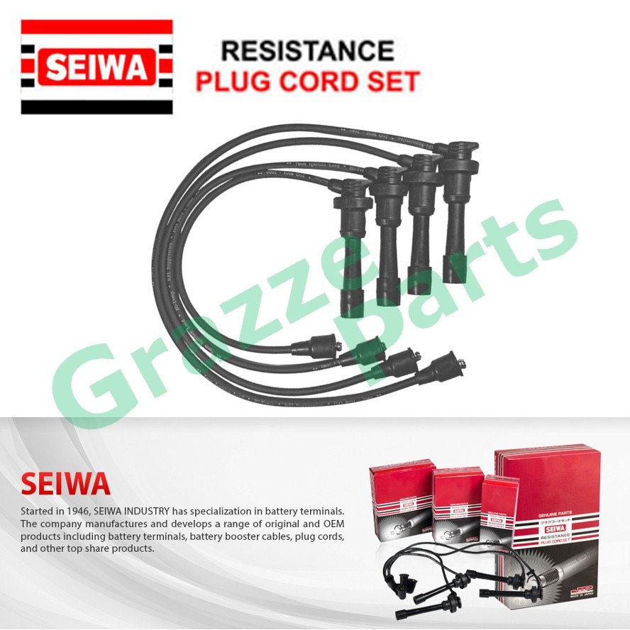 Seiwa (Made in Japan) Spark Plug Cable Wire for Proton Wira 1.8 4G93 ...