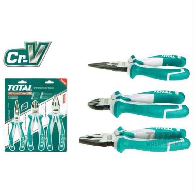 Total 3pcs pliers set-(THT2K0301) | Shopee Malaysia