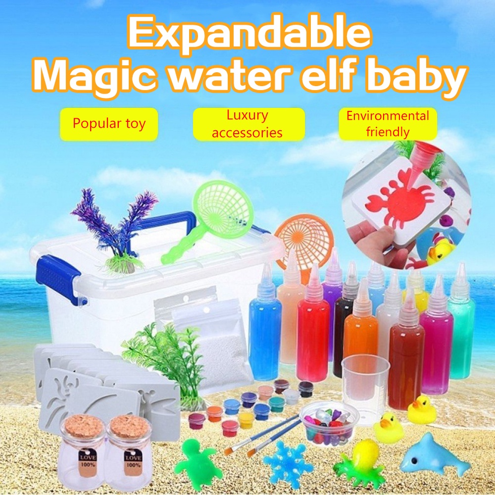 Magic Water Elf Set DIY Slime Toys for Kids Girls Handmade Water Baby ...