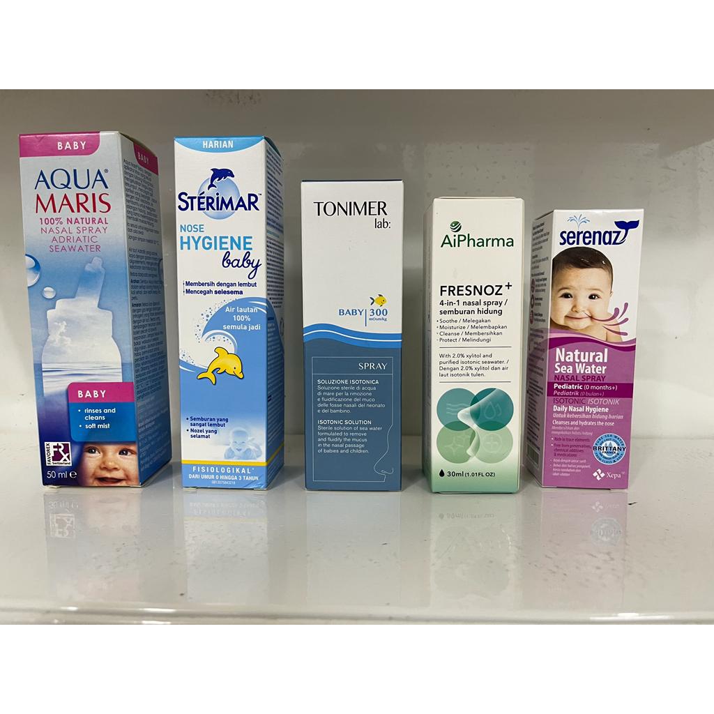 Baby Nasal Spray : Sterimar Baby / Aquamaris / Tonimer / Fresnoz ...