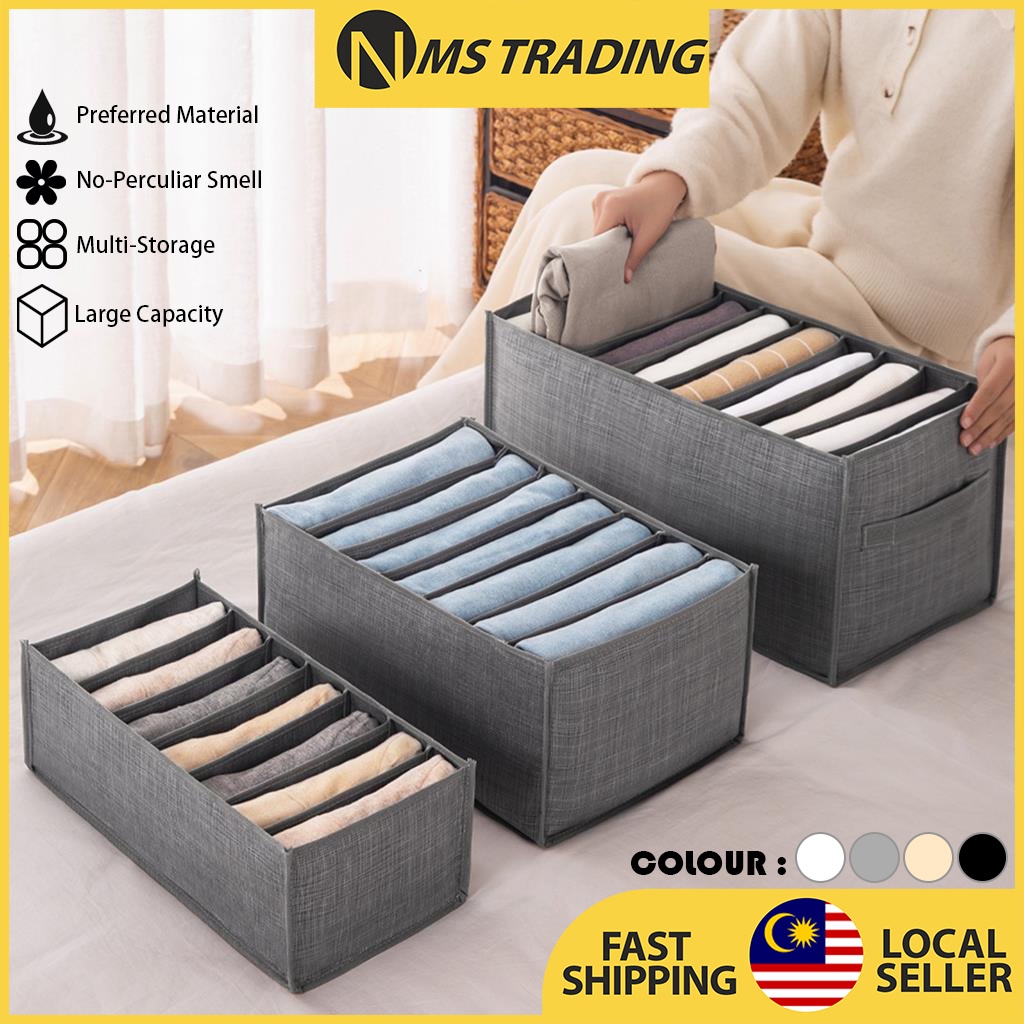 Panties Drawer Wardrobe Organizer Lingerie Tudung Foldable Underwear ...