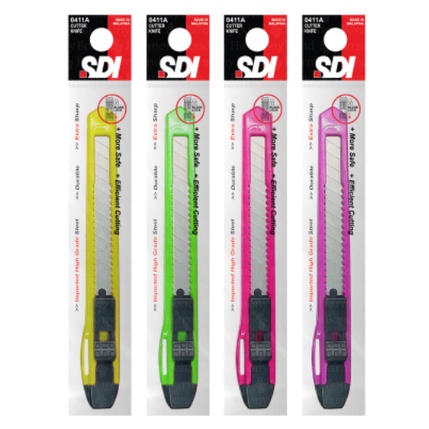 SDI CUTTER KNIFE 0426A (18mm) / 0411A (9mm) | Shopee Malaysia