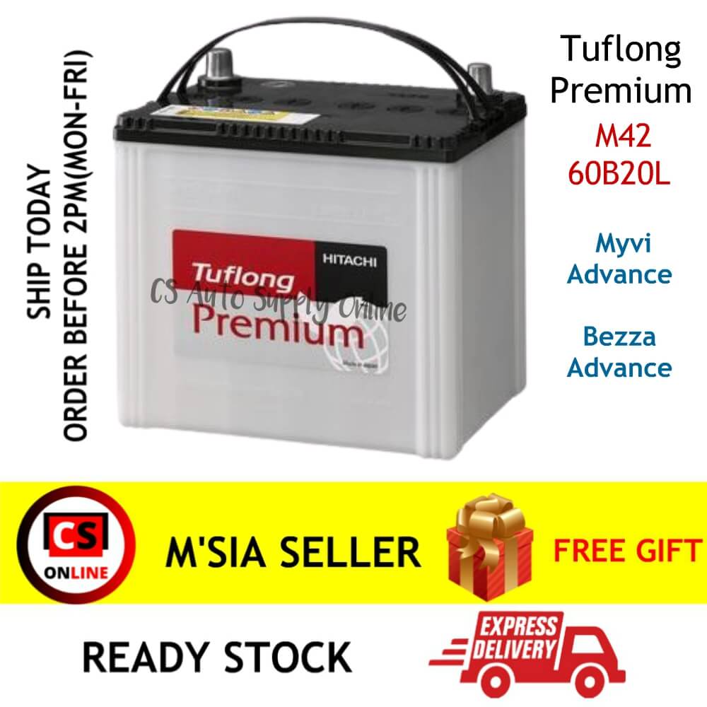 M42 EFB START STOP Car Battery MYVI BEZZA ADVANCE Eco Idle Start Stop System | Tuflong Hitachi ...
