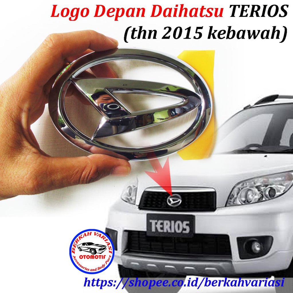 Daihatsu Terios Front Logo Emblem (2015 And Below) | Shopee Malaysia