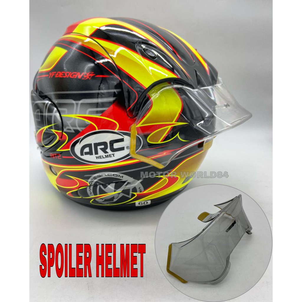 HELMET RITZ ARC SPOILER HELMET AERODYNAMIC EKOR BELAKANG TOPI SPOILER ...