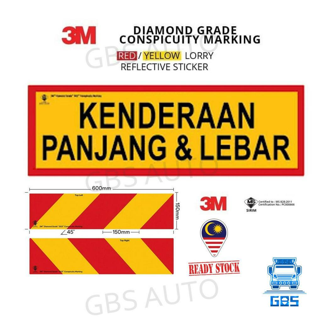 GBS Lorry Sticker 3M KPL Lori Reflective Sticker PUSPAKOM JPJ SIRIM/NO ...