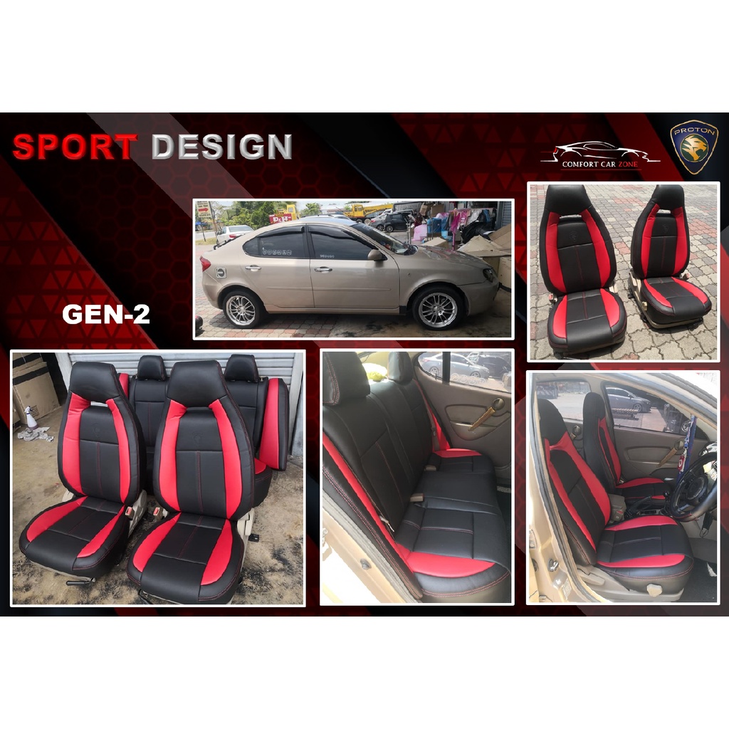 Car Seat Cover PROTON WIRA WAJA SAGA GEN-2 INSPIRA IRIZ PERSONA ...